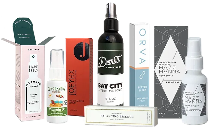 Spray Bottle Boxes - customcosmeticboxes.com